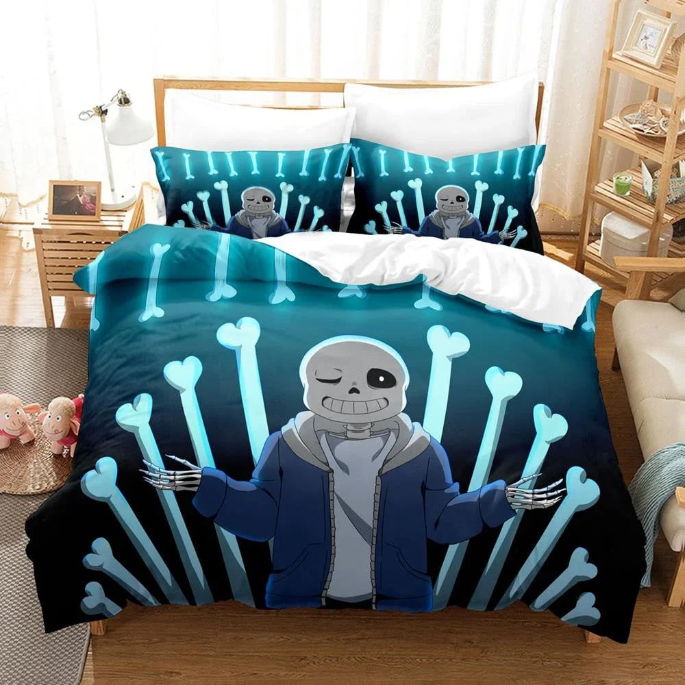 3D Undertale Sans Bedding Set Single Twin Full Queen King Size Aldult ...