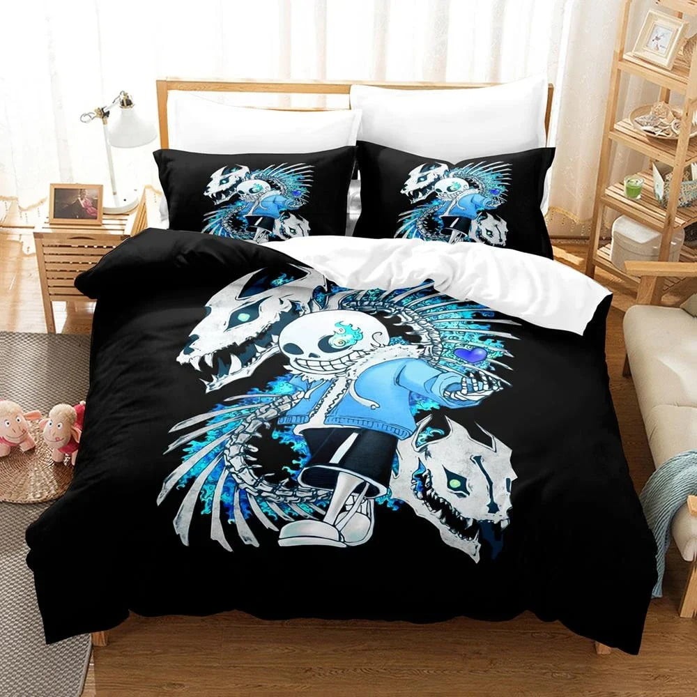 3D Undertale Sans Bedding Set Single Twin Full Queen King Size Aldult ...