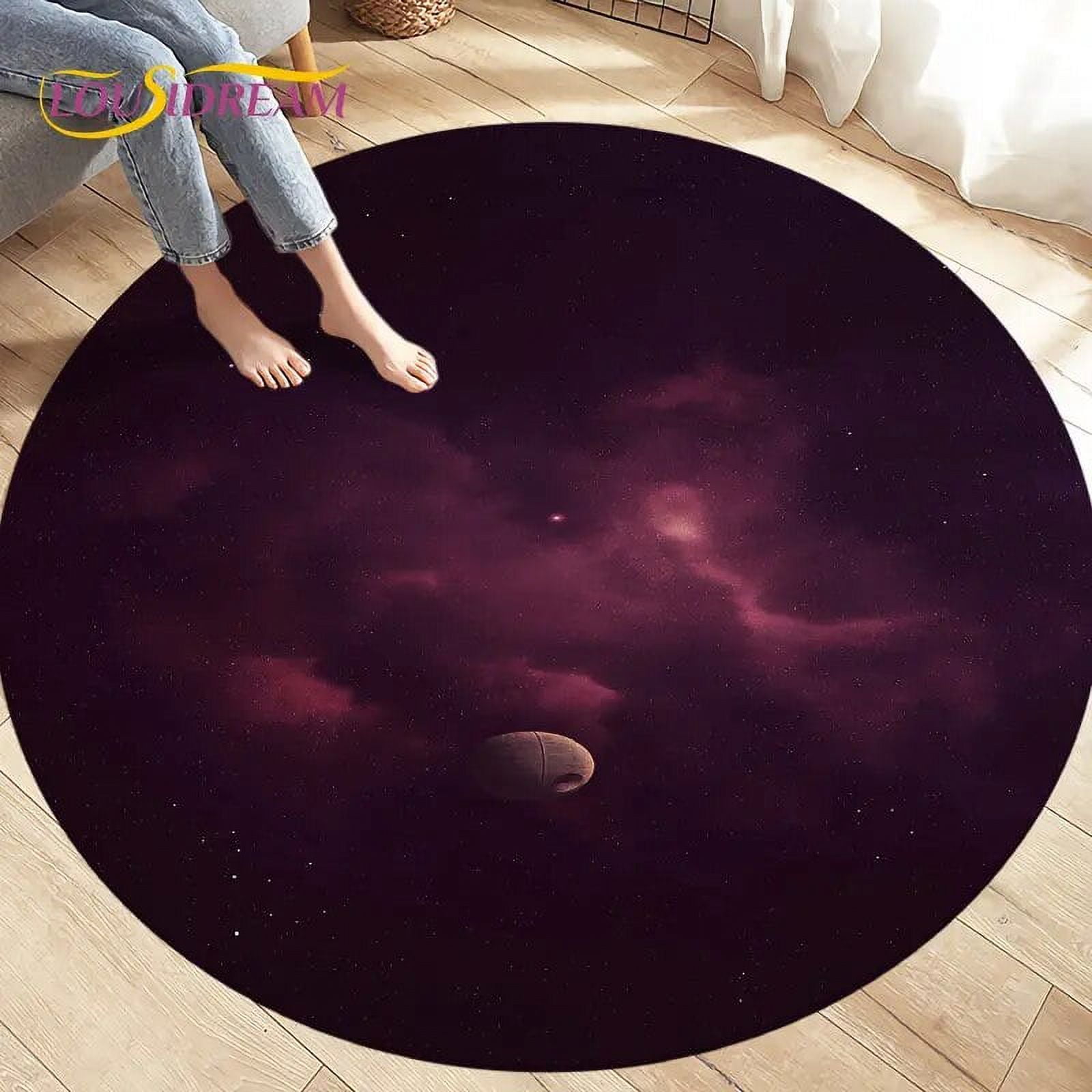 3D Universe Galaxy Space Stars Round Area Rug Circle Carpet Rug for ...