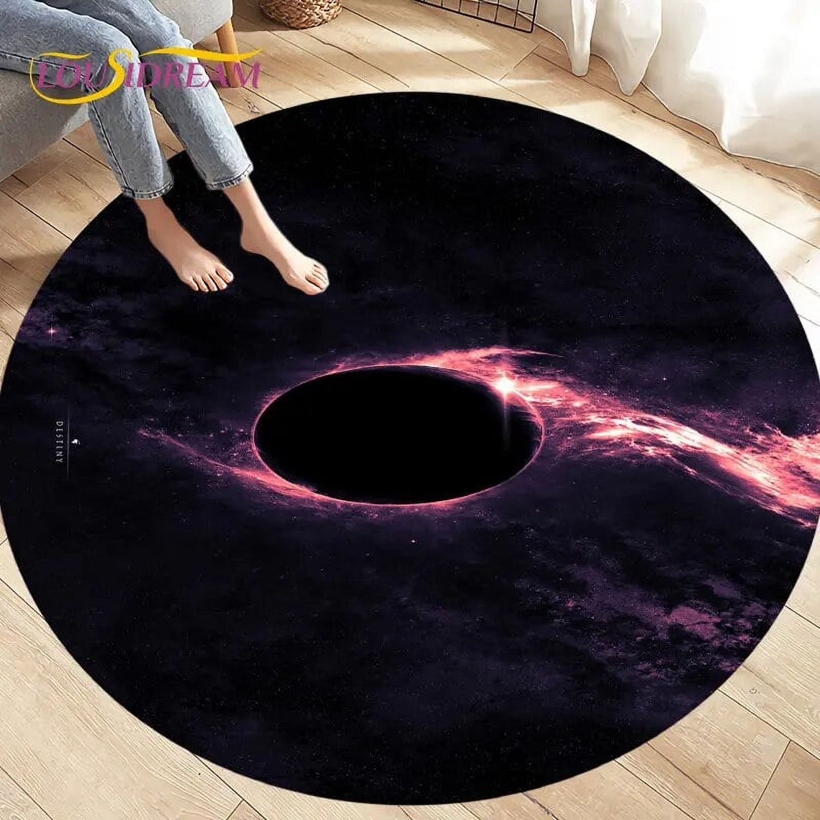 3D Universe Galaxy Space Stars Round Area Rug Circle Carpet Rug for ...