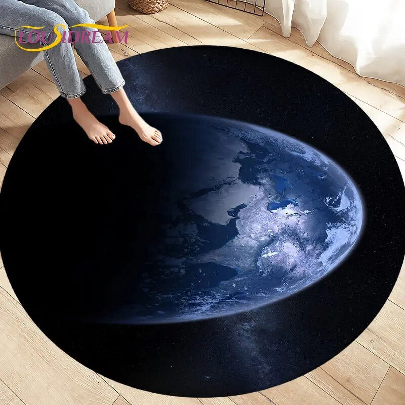 3D Universe Galaxy Space Stars Round Area Rug Circle Carpet Rug for ...