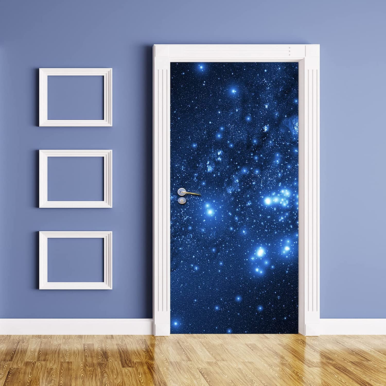 3D Universe Planet Door Stickers Outer Space Door Decal Space Starry ...
