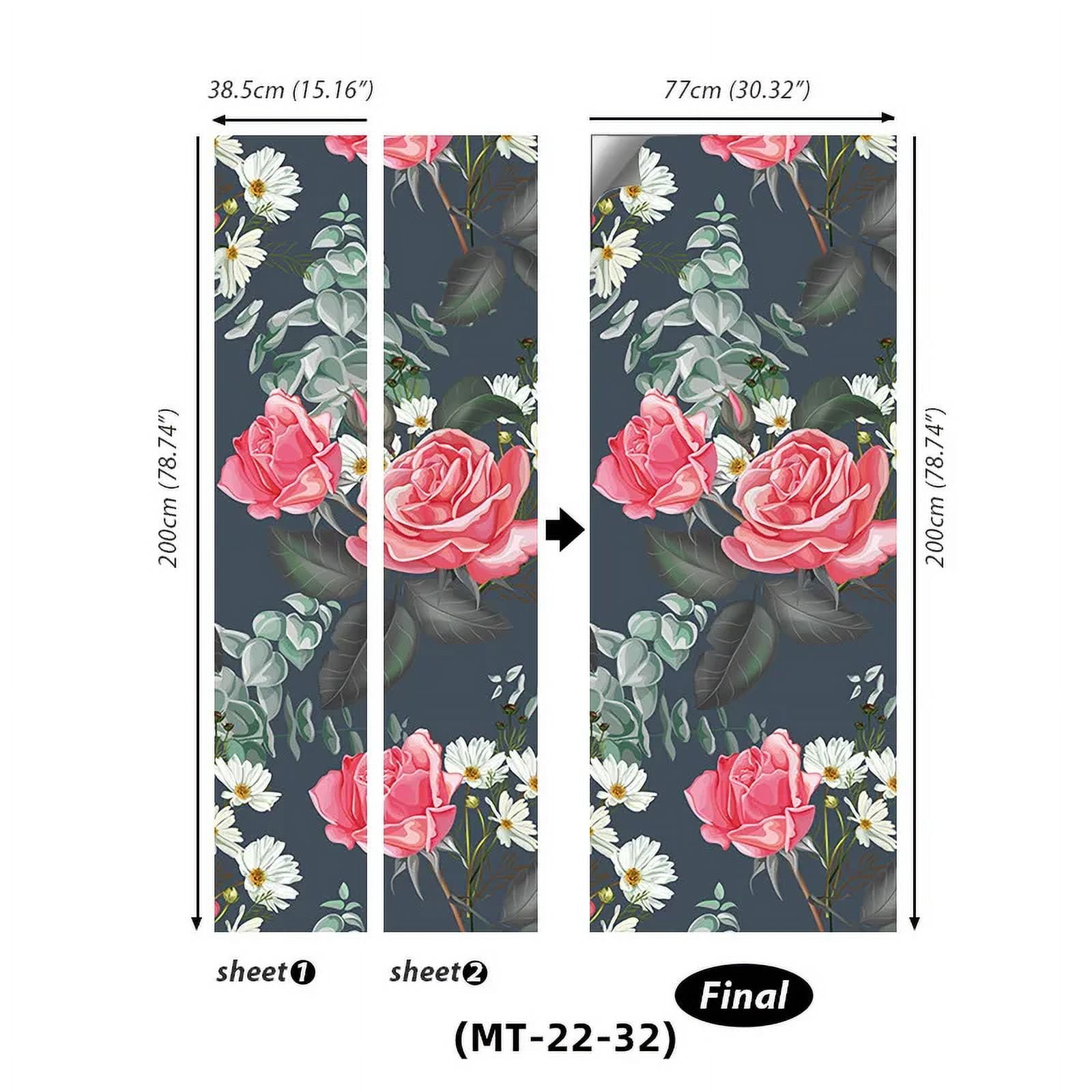 3D Urban and Rural Small Town Door Sticker Vinyl PVC Waterproof Self ...