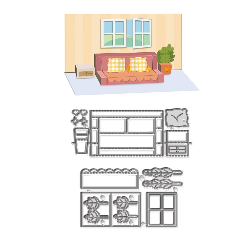 3D Utility Furniture Metal Die Cuts Metal Home Decoration Theme Cutting ...