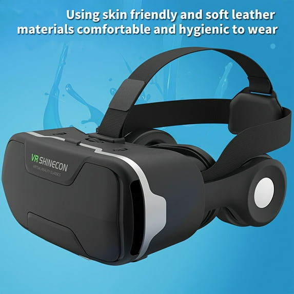 3D VR Glasses Smartphone Virtual Reality Goggles Headset with Earphones ...
