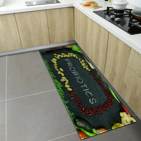 3D Vegetable Fruit Banana Watermelon Penta Pattern Carpet Balcony ...