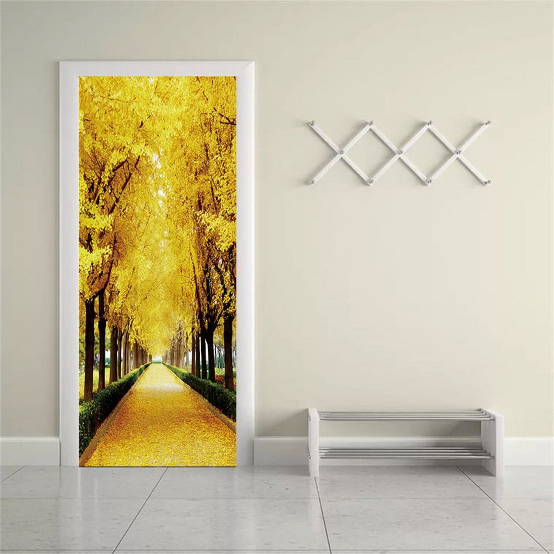 3D View Stickers on the Door Adhesive Waterproof Removable Poster Room ...