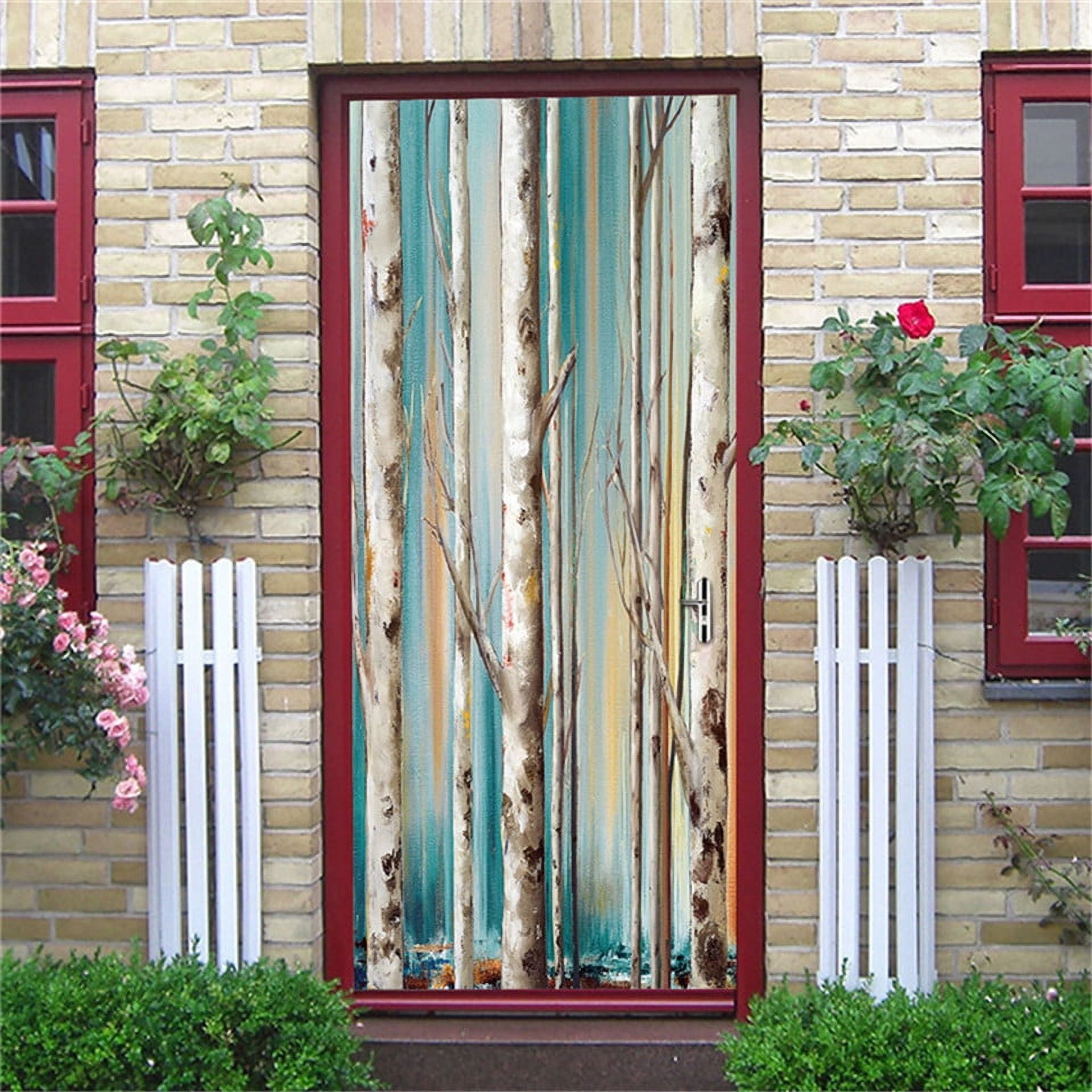 3D View Wallpaper On Waterproof Removable Wall Sticker Home Design Room ...