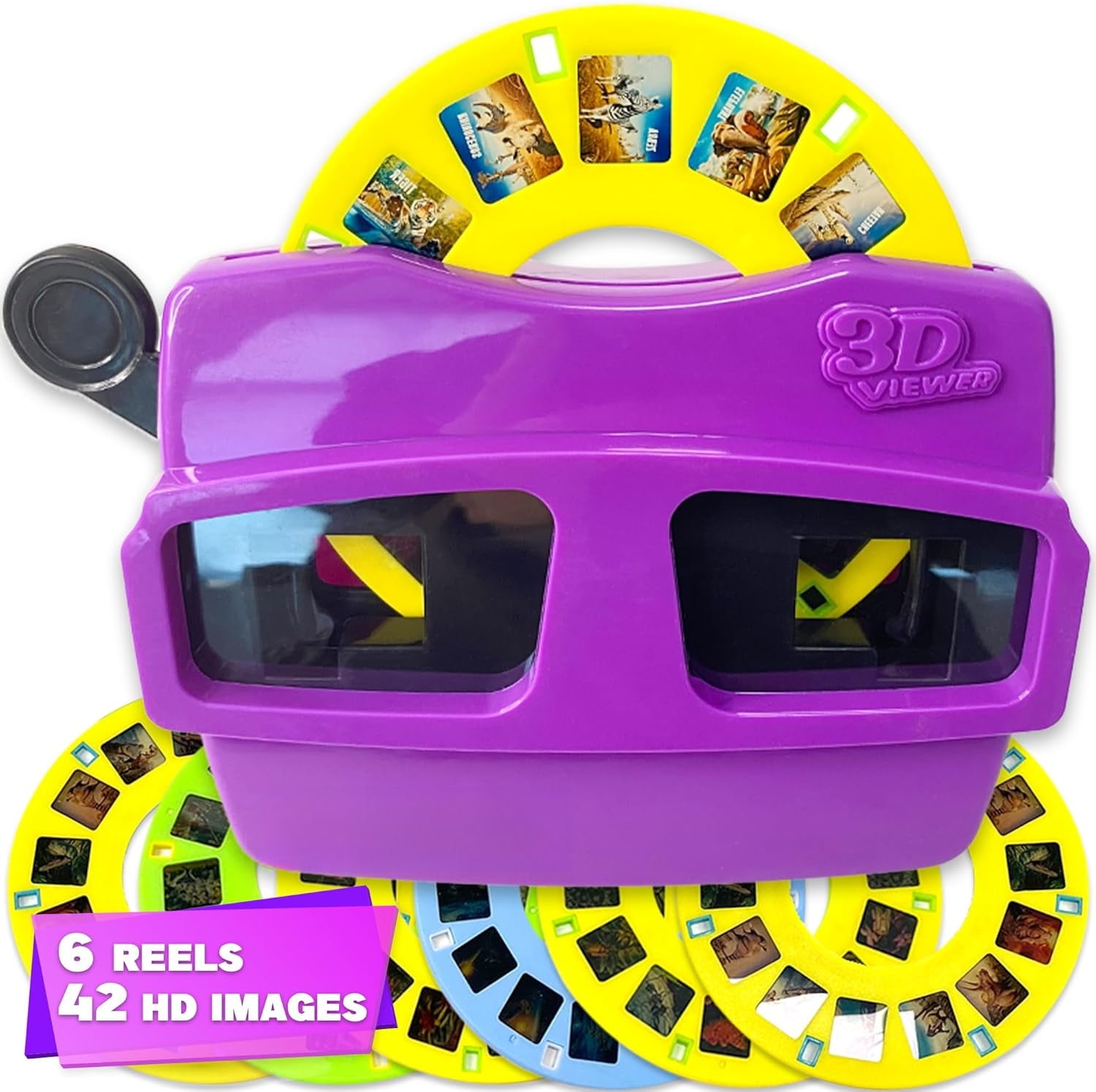 3D Viewer for Kids with Reels, Reel Viewer with HD Images – Dinosaurs ...