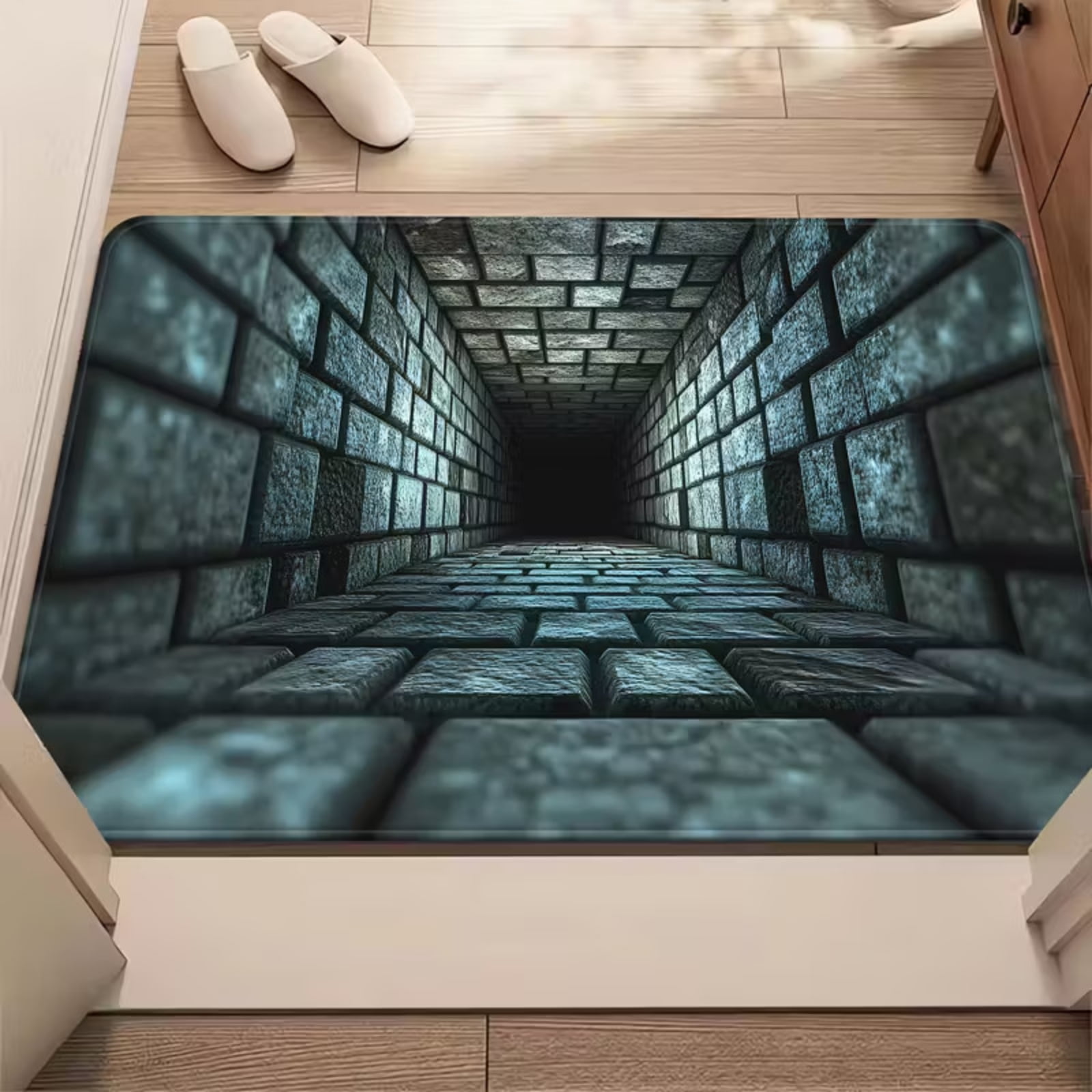 3D Door Mat for Entrance, Bathroom, Kitchen - Non-Slip Floor Rug with ...