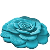 3D Visual Flower Shaped Floor Rugs, 3D Visual Entrance Door Mat ...
