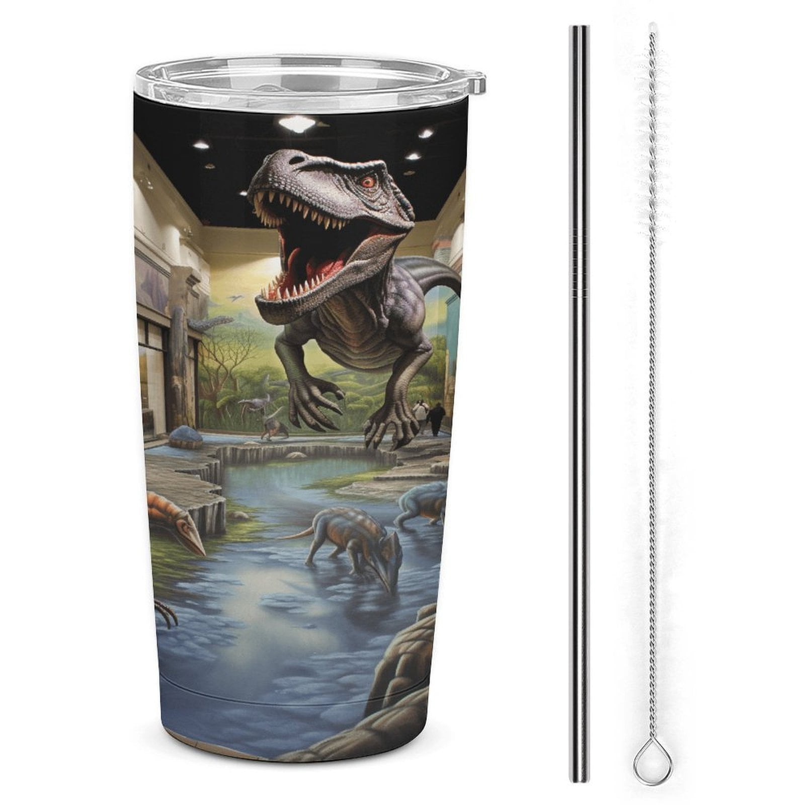 3D Visual Illusion Dinosaur Drinking Cup from Daughter Son Mothers Day ...