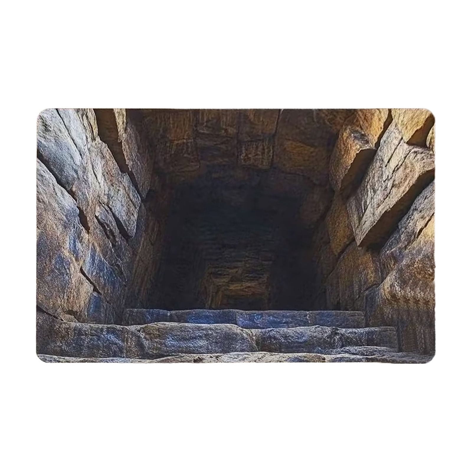 A 3D Visual Illusion Doormat Trap Stereoscopic Water Absorbing Bath Mat ...