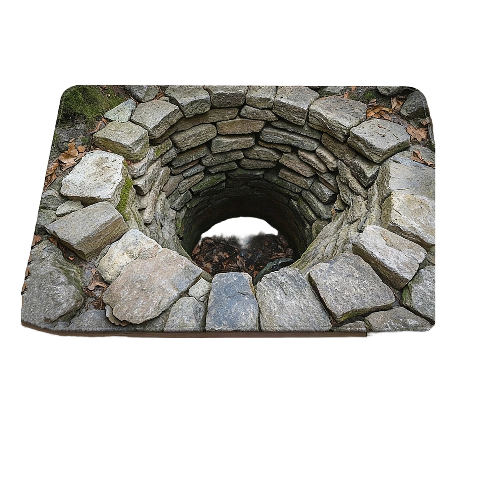 3D Visual Illusion Mat - Creative Trap/Cave/Crocodile Pattern Non-Slip ...