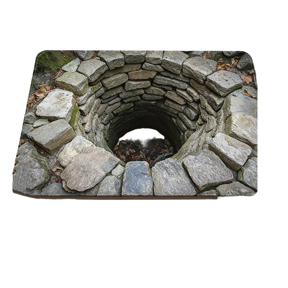 3D Visual Illusion Mat - Creative Trap/Cave/Crocodile Pattern Non-Slip ...