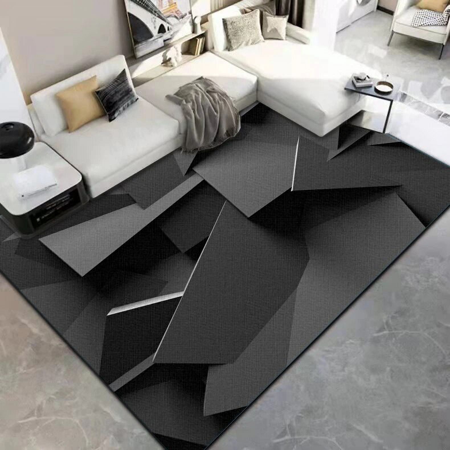 3D Vortex Illusion Carpet for Living Room Decor Kitchen Hallway Balcony ...