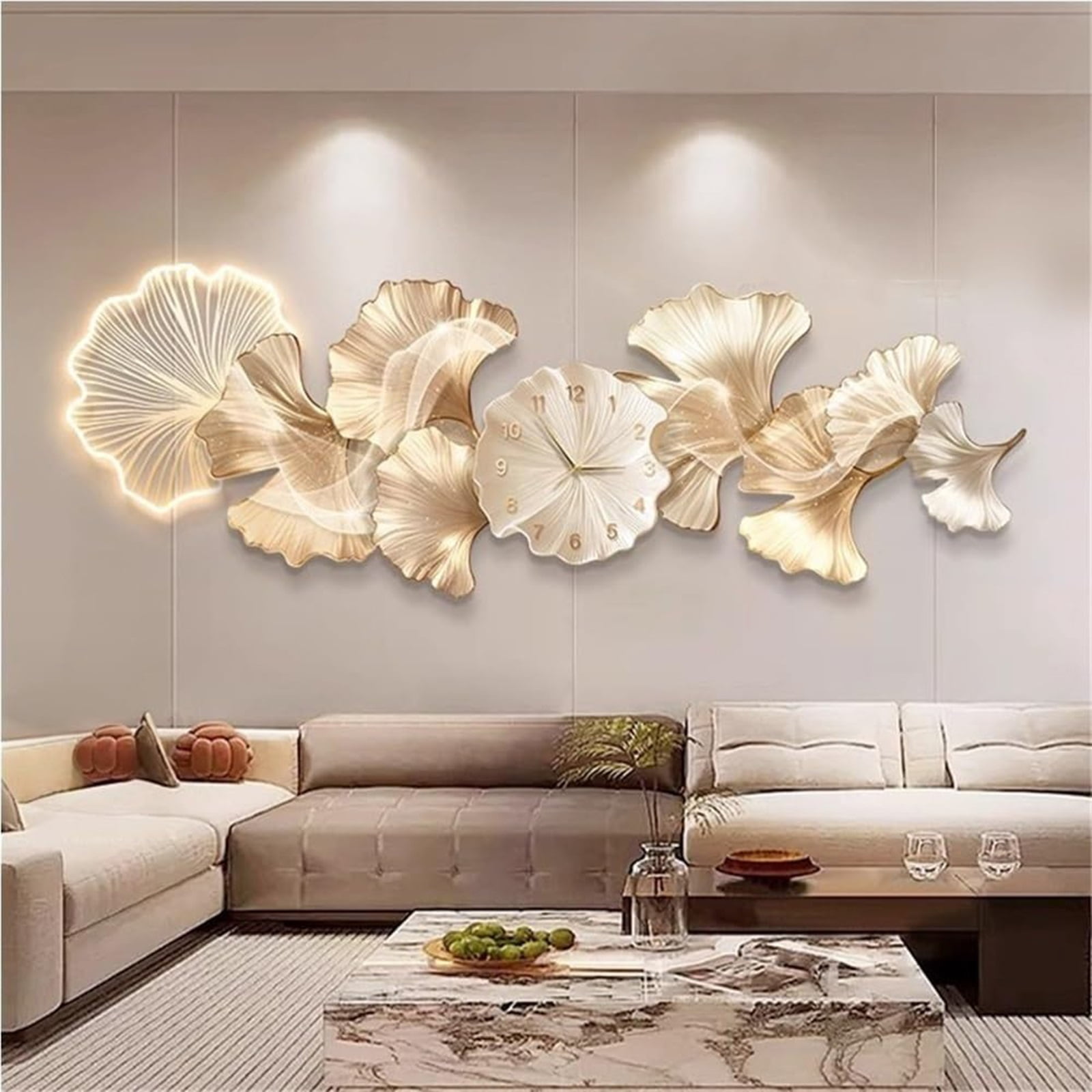 3D Wall Art Decor Clock, Wall Decoration, Decorative Wall Hanging ...