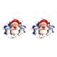 3D Wall Breaking Santa Claus Sticker, 2Pcs Christmas Wall Stickers ...