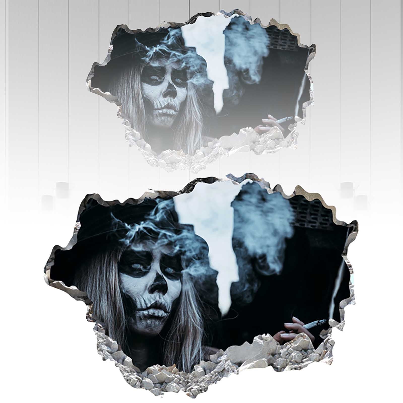 3D Wall Decals Scary Decorations Window Clings Wall Wall Decal Floor ...