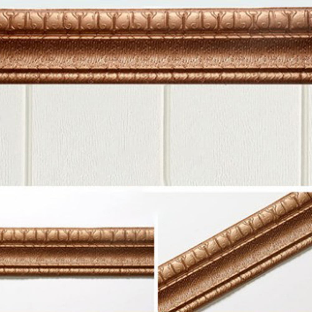 3d Wall Edge Strip Stickers Waist Line Skirting Line Wall Sticker Self