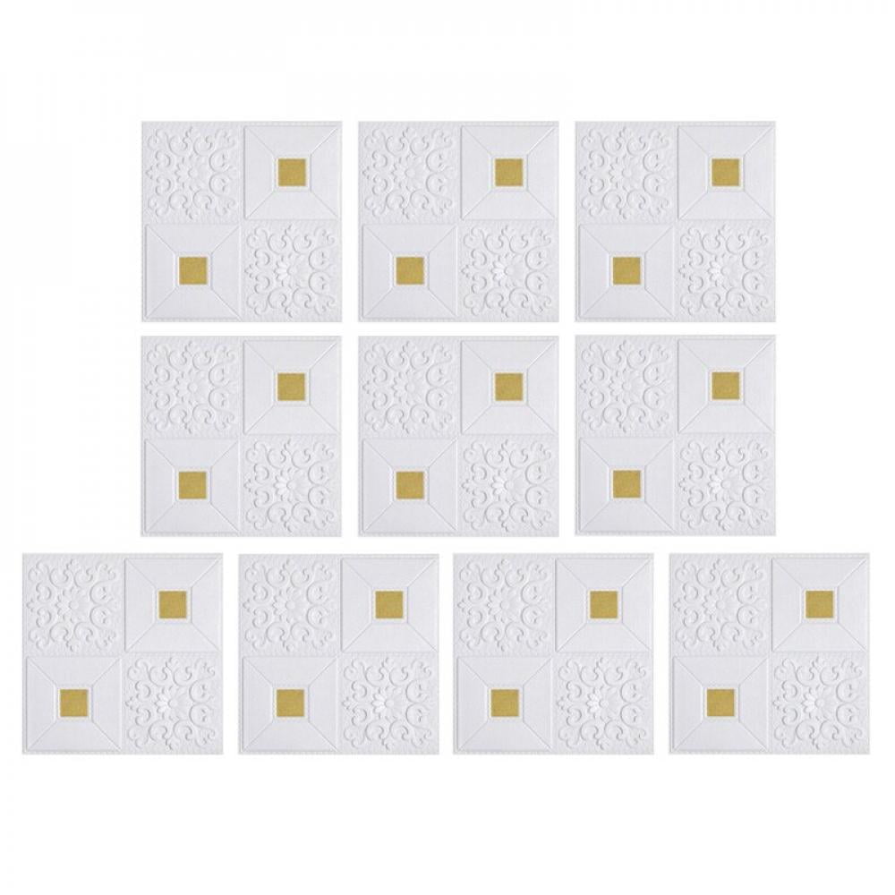 3D Wall Panel Ceiling Wallpaper Sequin Style PVC Material Bedroom ...