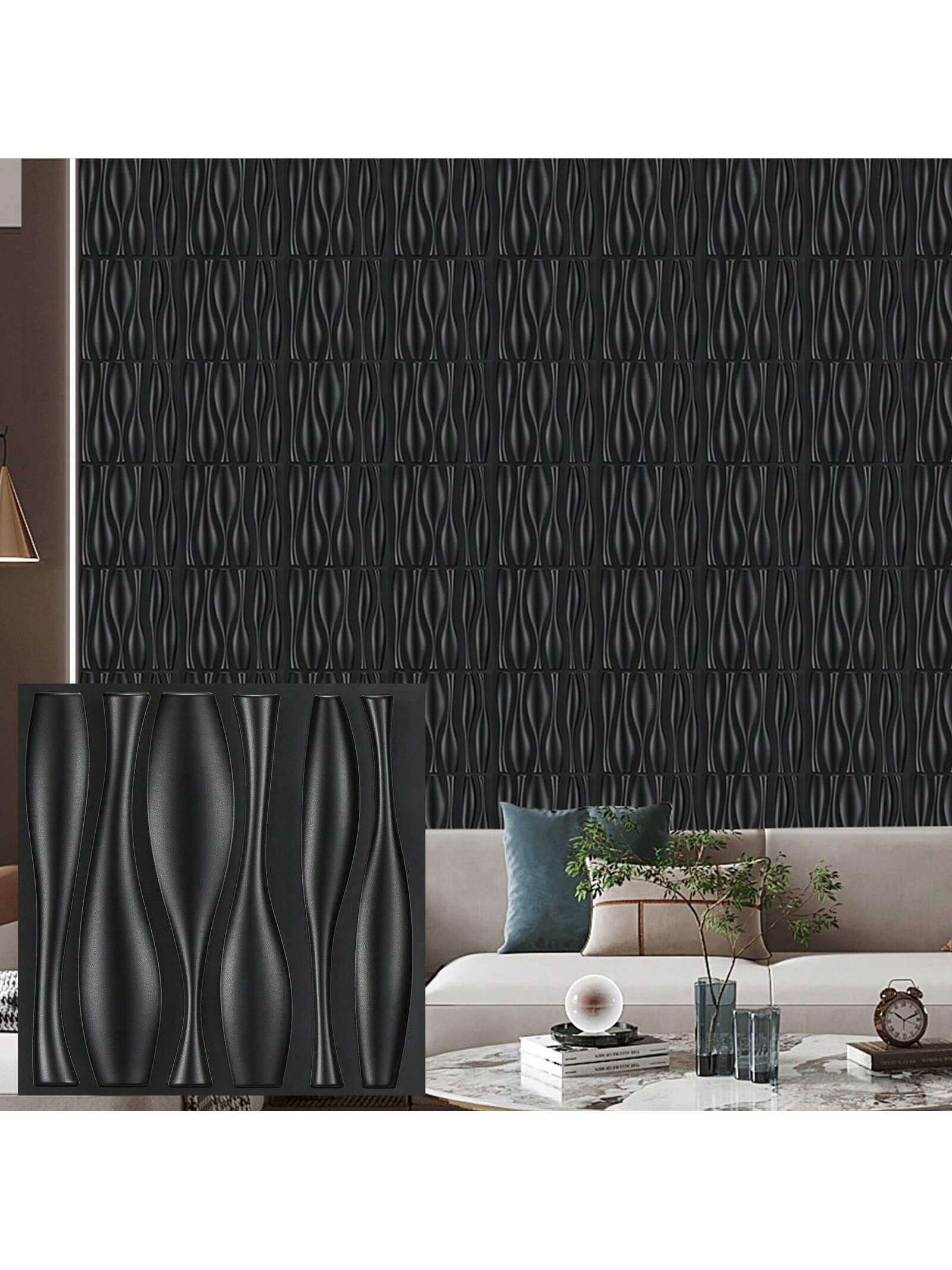 3D Wall Panel (Includes A Roll Of Mounting Tape), Interior Wall ...