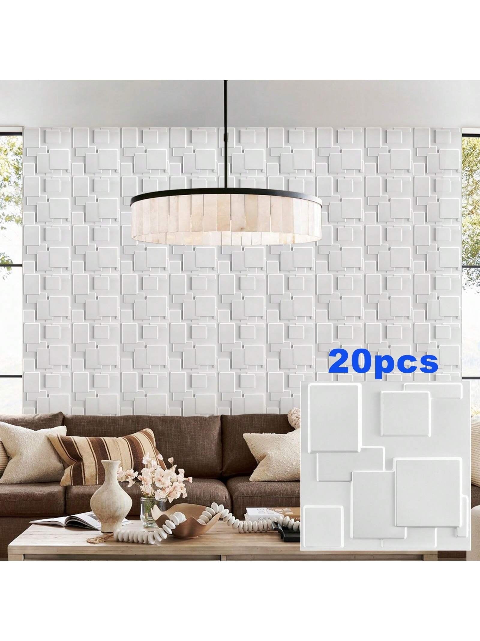 3D Wall Panel (Includes A Roll Of Mounting Tape), Interior Wall ...