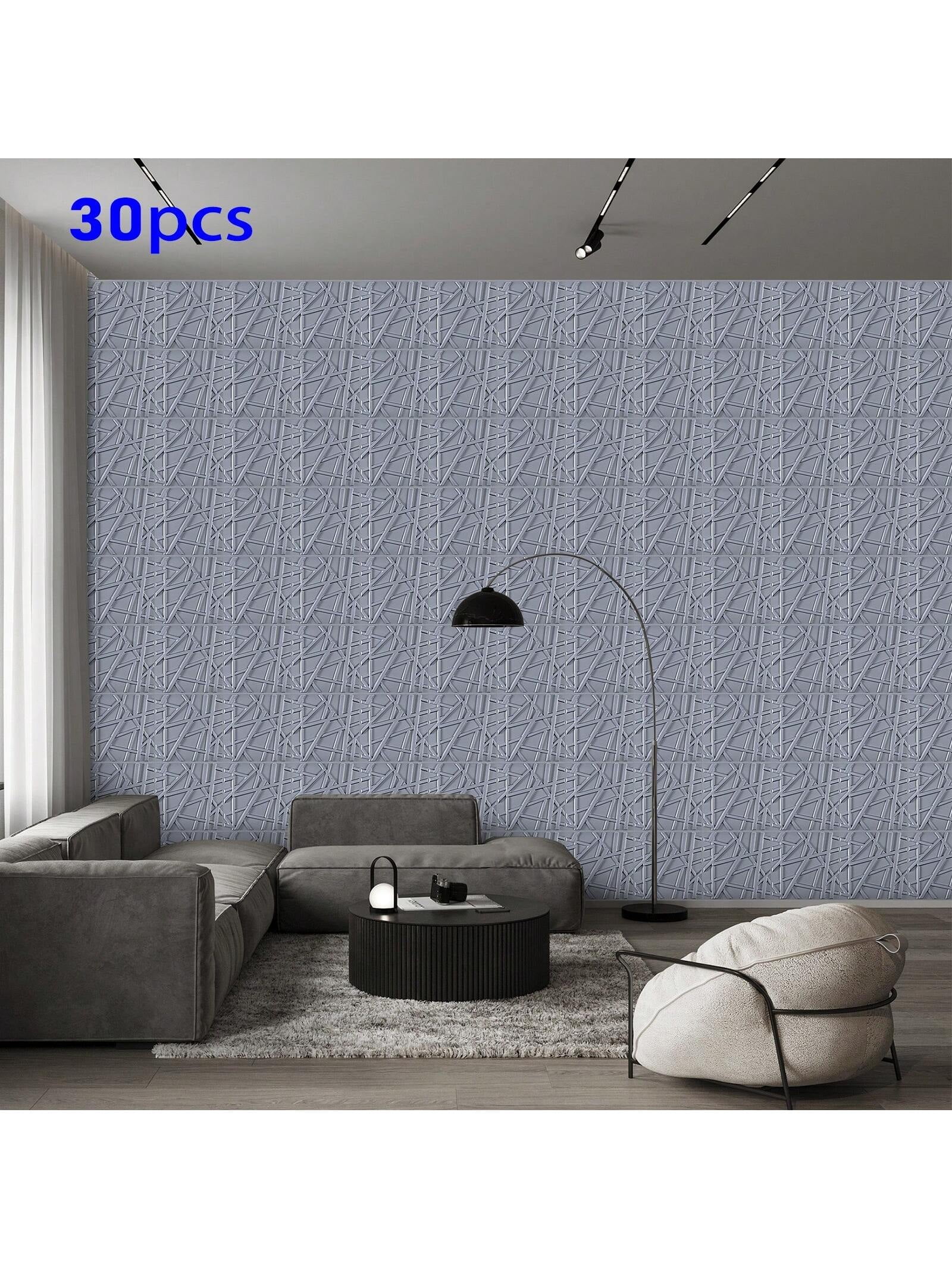 3D Wall Panel (Includes A Roll Of Mounting Tape), Interior Wall ...