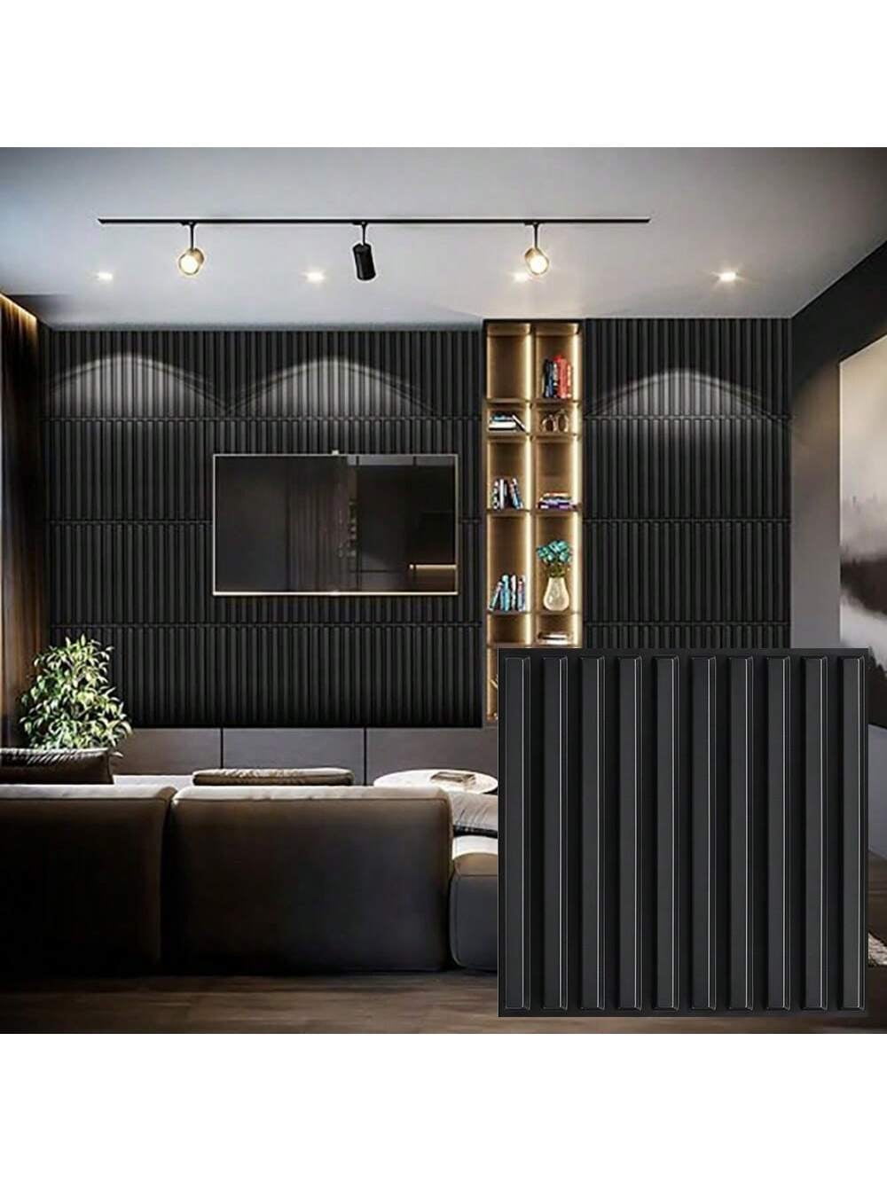 3D Wall Panel (Includes A Roll Of Mounting Tape), Interior Wall ...