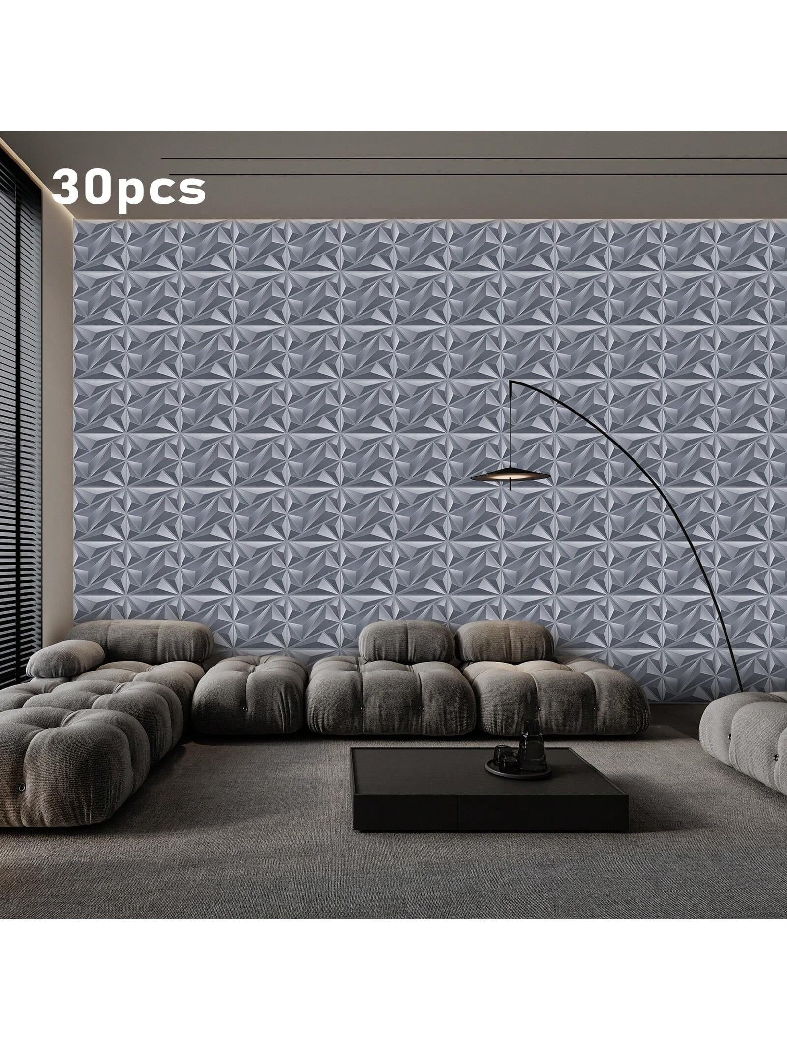 3D Wall Panel (Includes A Roll Of Mounting Tape), Interior Wall ...