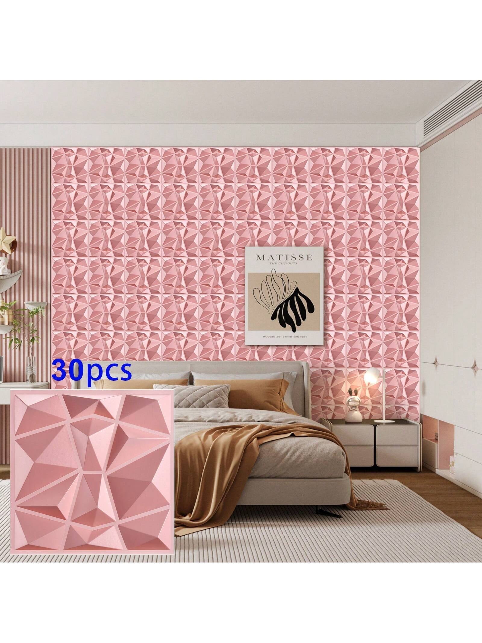 3D Wall Panel (Includes A Roll Of Mounting Tape), Interior Wall ...