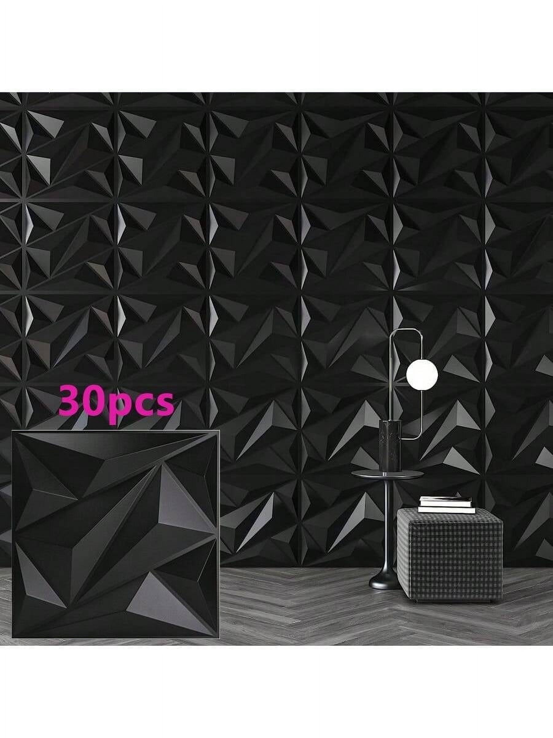 3D Wall Panel (Includes A Roll Of Mounting Tape), Interior Wall ...