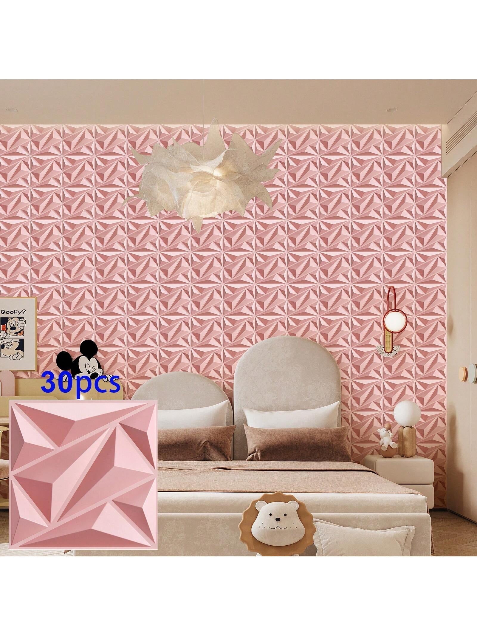 3D Wall Panel (Includes A Roll Of Mounting Tape), Interior Wall ...