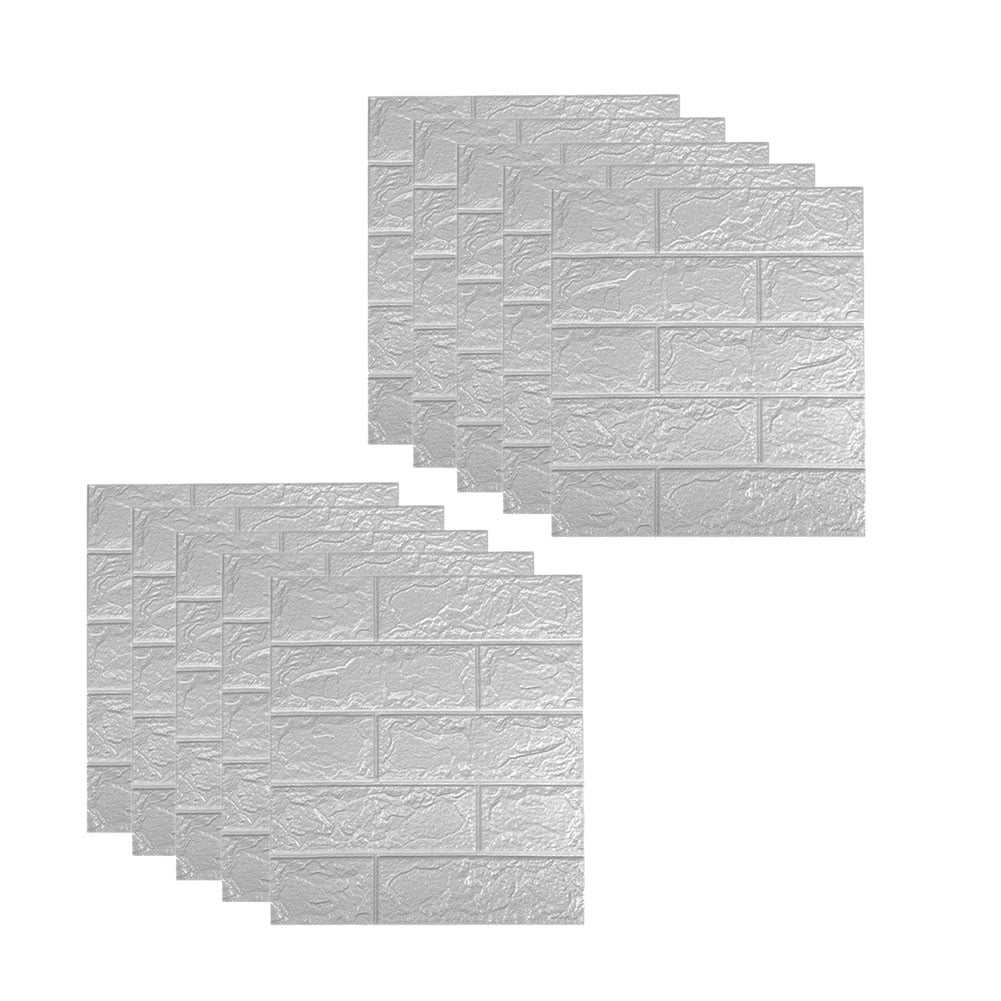 3D Wall Panels Peel and Stick, Printable Faux Brick Wallpaper Sticker ...