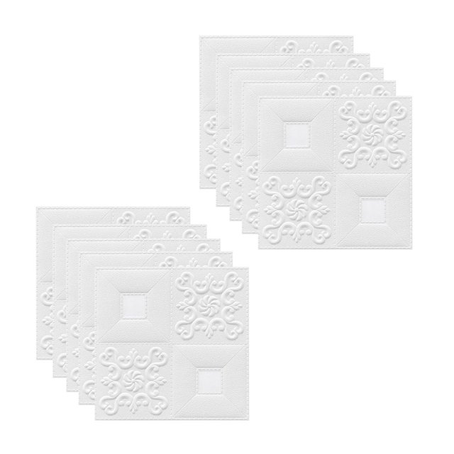 3D Wall Panels Peel and Stick, Printable Faux Brick Wallpaper Sticker ...