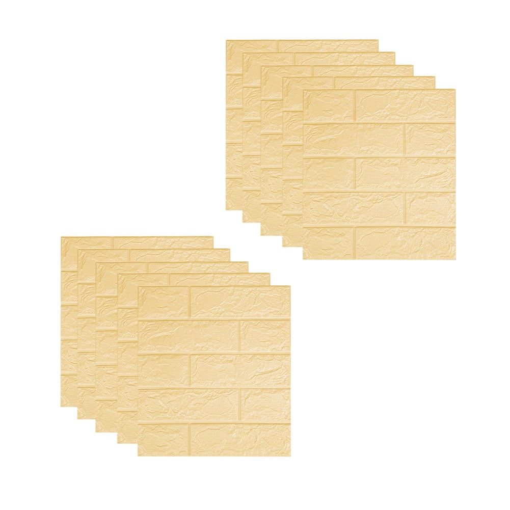 3D Wall Panels Peel and Stick, Printable Faux Brick Wallpaper Sticker ...