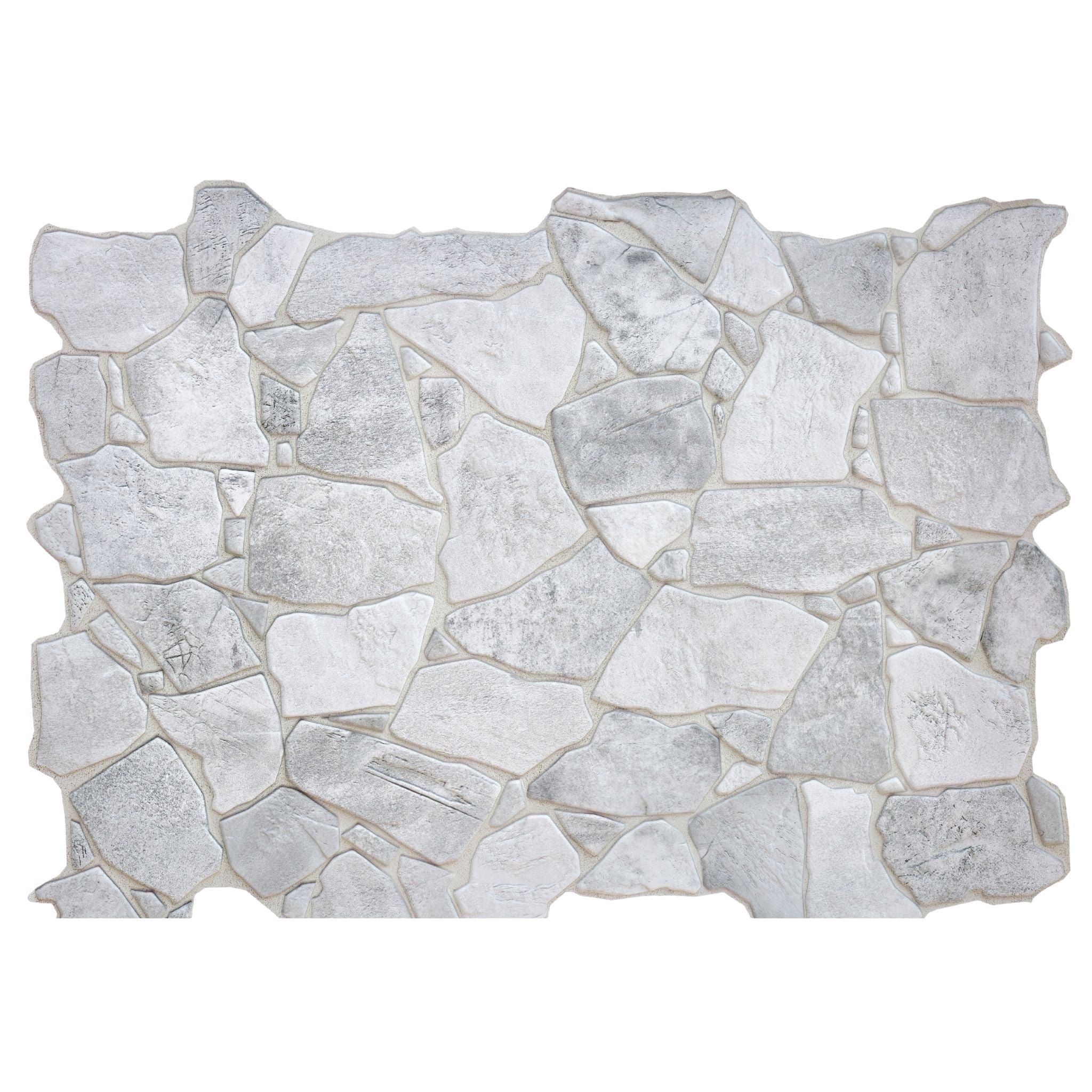 Novecrafto 3D Wall Panels 37.8’’ x 18.9’’ PVC Decorative Grey Wild ...