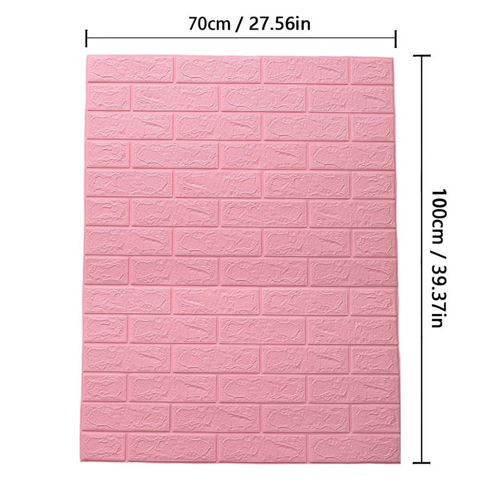 3D Wall Sticker Continuous Retro Imitation Brick Wallpaper Self ...