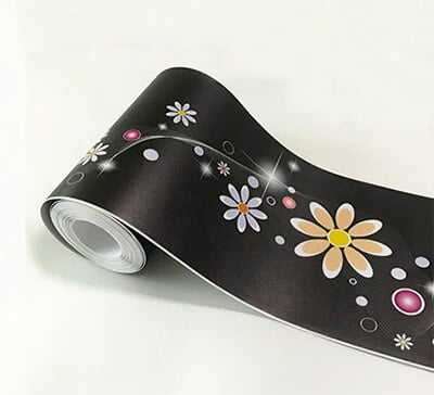 3D Wall Sticker PVC Self-Adhesive Waterproof Removable Flowers ...