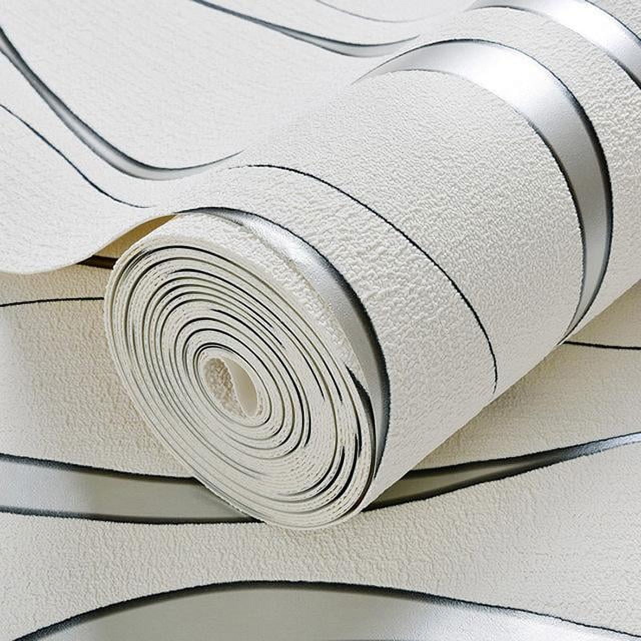 3D Wallpaper Curved Stripes - Walmart.com