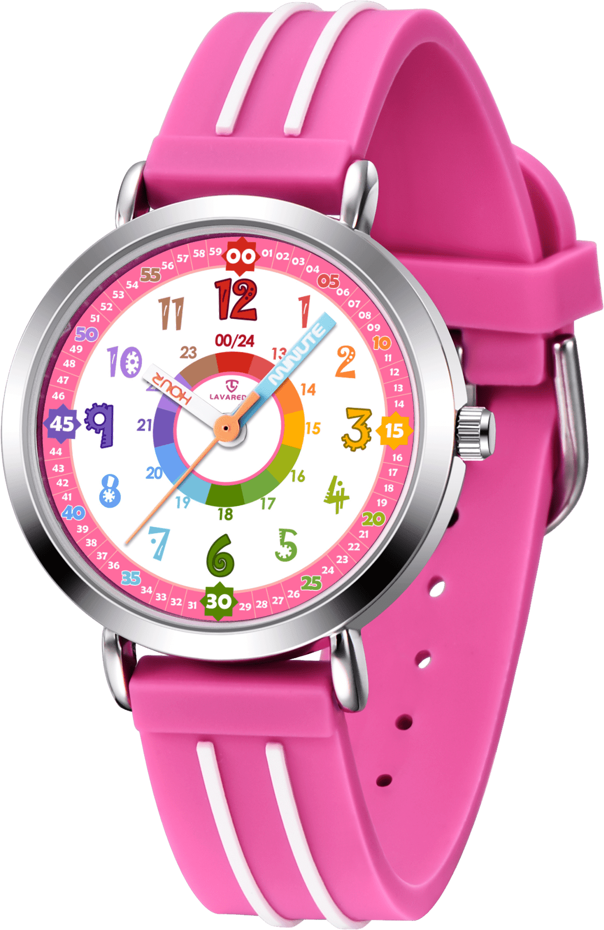 Kids Watches 3D Cartoon Quartz Watches for Boys Girls Rainbow Dial ...