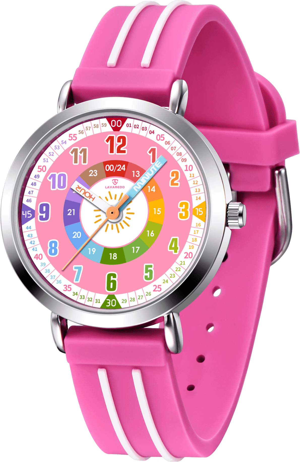 Kids Watches 3D Cartoon Quartz Watches for Boys Girls Rainbow Dial ...