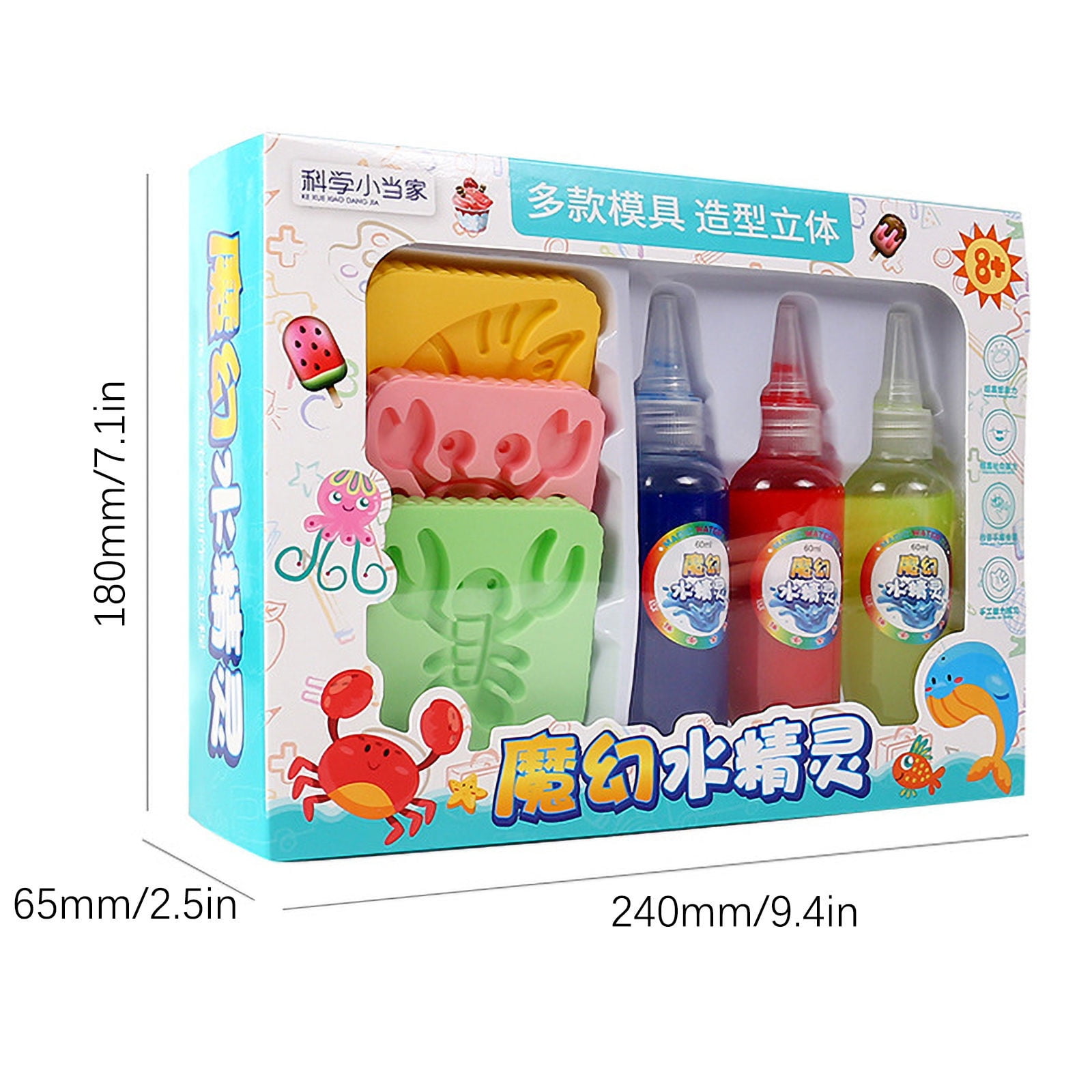 3D Water Toy,Aqua Fairy-Toy Set,Water Kit, Water Toy Set For Kids 100ml ...