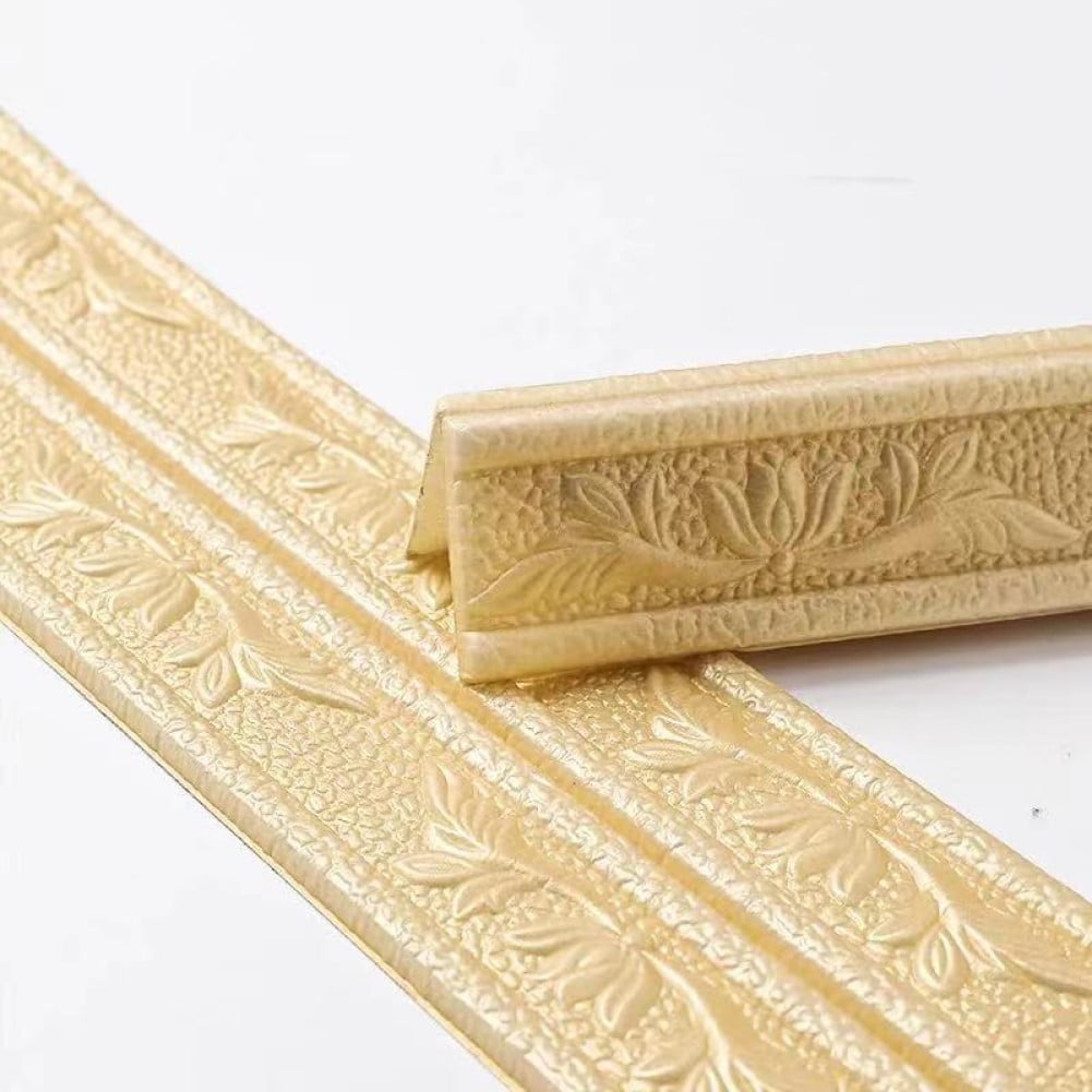 3D Waterproof Tile Stickers,DIY Skirting Border Wall Decor,Peel Stick ...