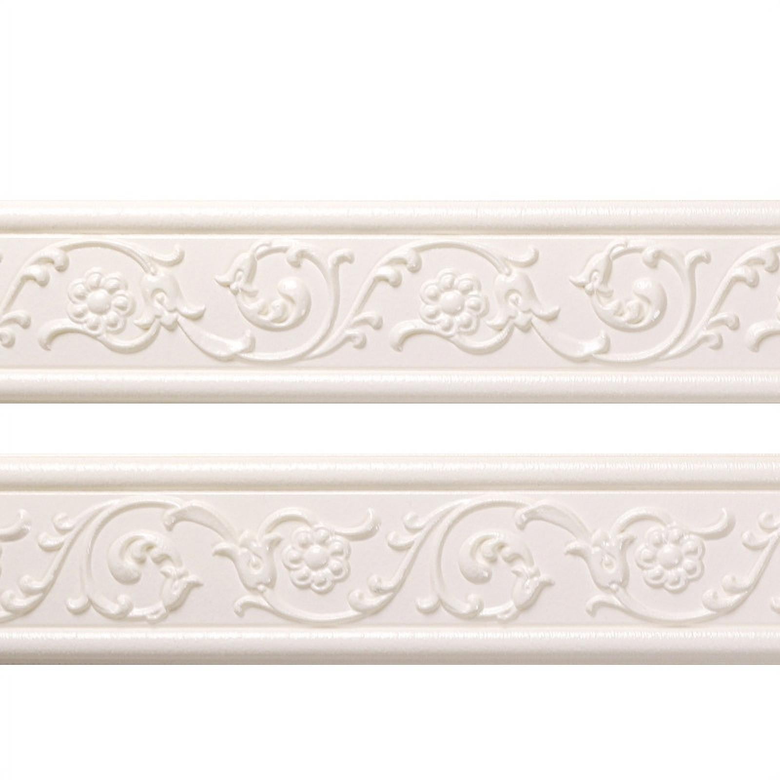 3D Waterproof Wallpaper Border Peel and Stick Wall Border Foam Mirror ...