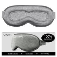 Deluxe Comfort Sleep Soft Memory Foam Eye Mask – 50% Cotton & 50% ...