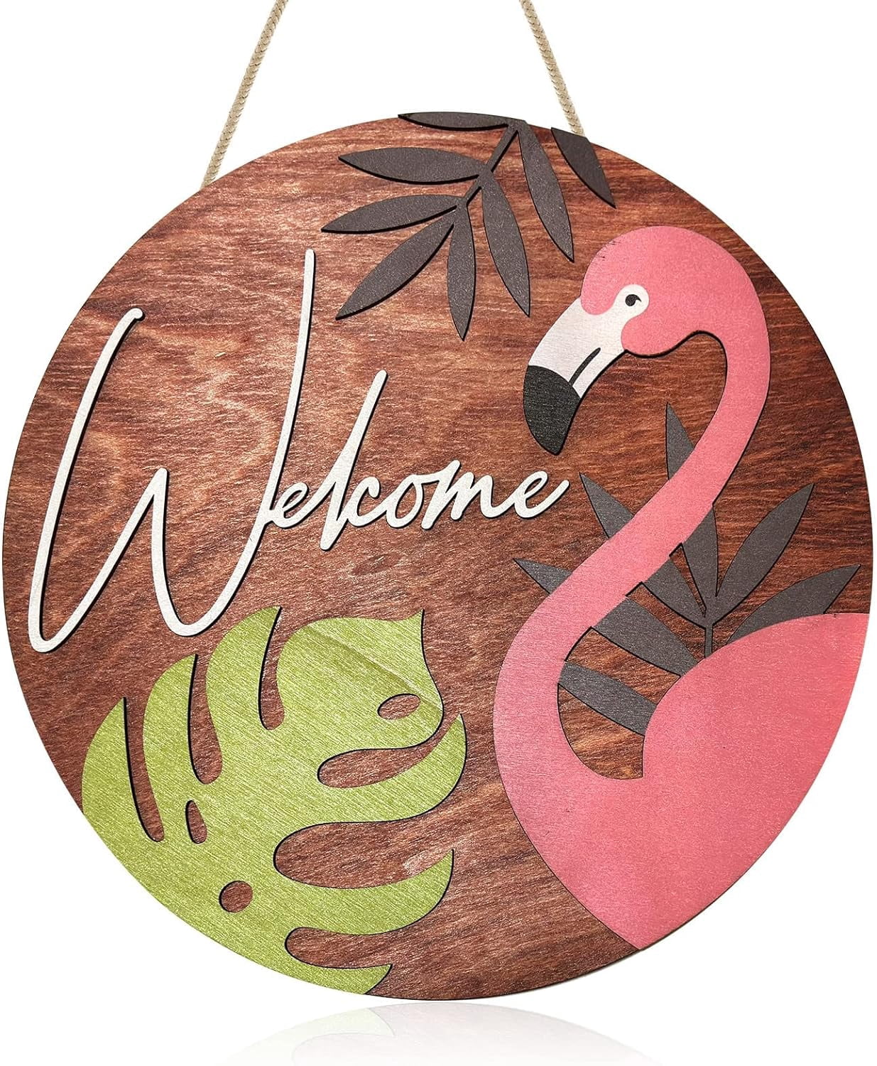 3D Welcome Door Sign Double Plank Design Summer Decorations Hanging ...