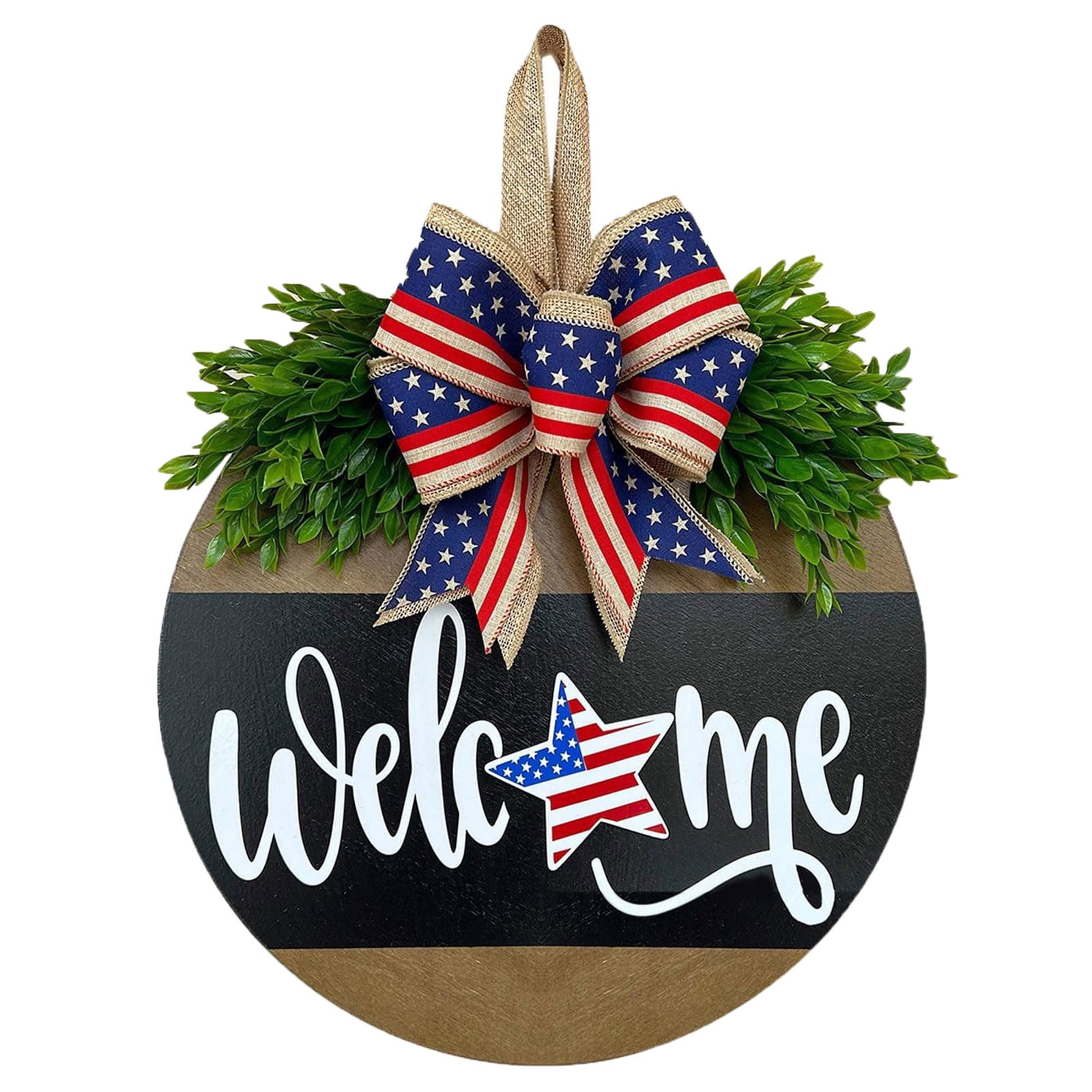 3D Welcome Sign for Front Door Porch Decor,4th of July Memorial Day ...