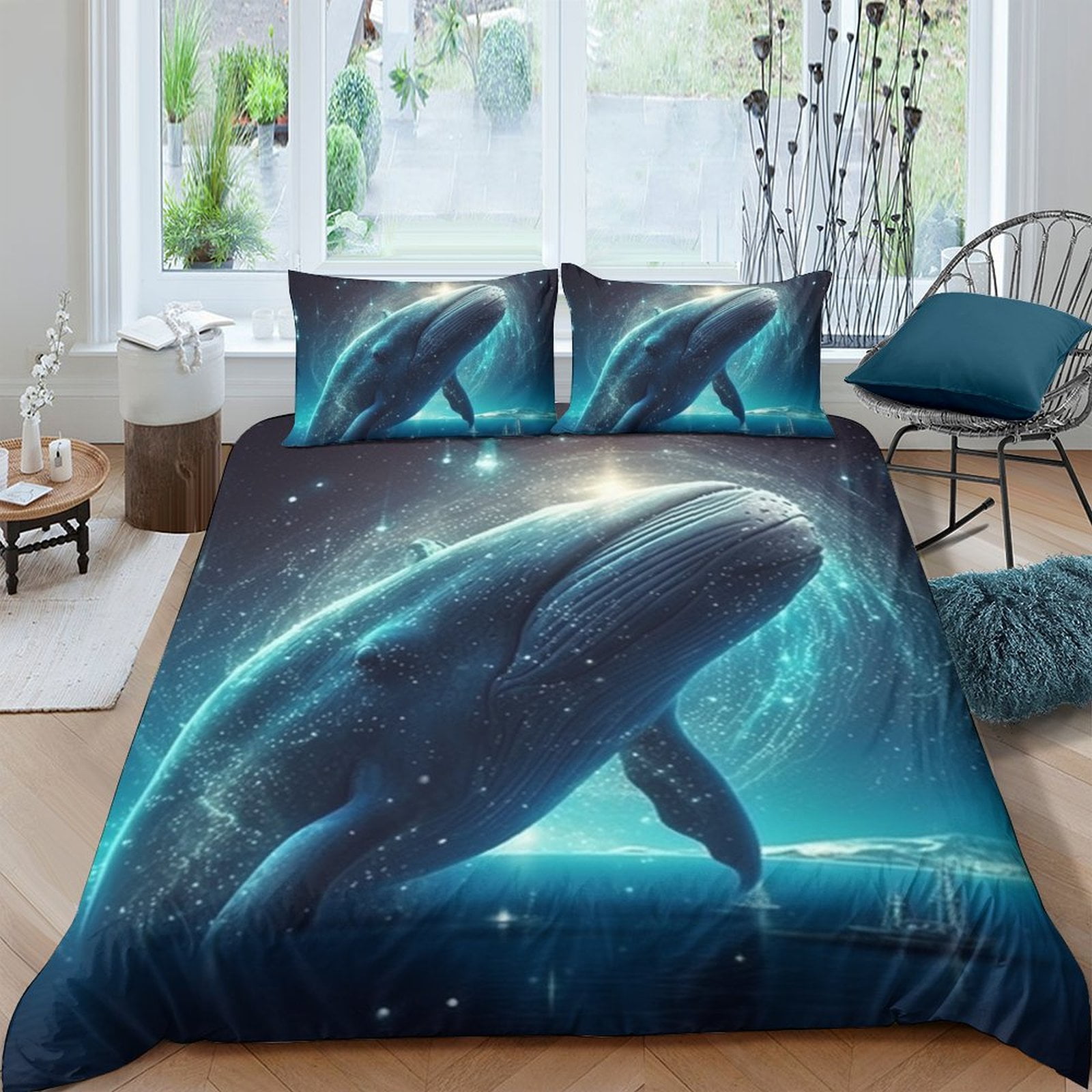 3D Whale Printed Duvet Cover Set Children Adult Highend Bedspreads ...