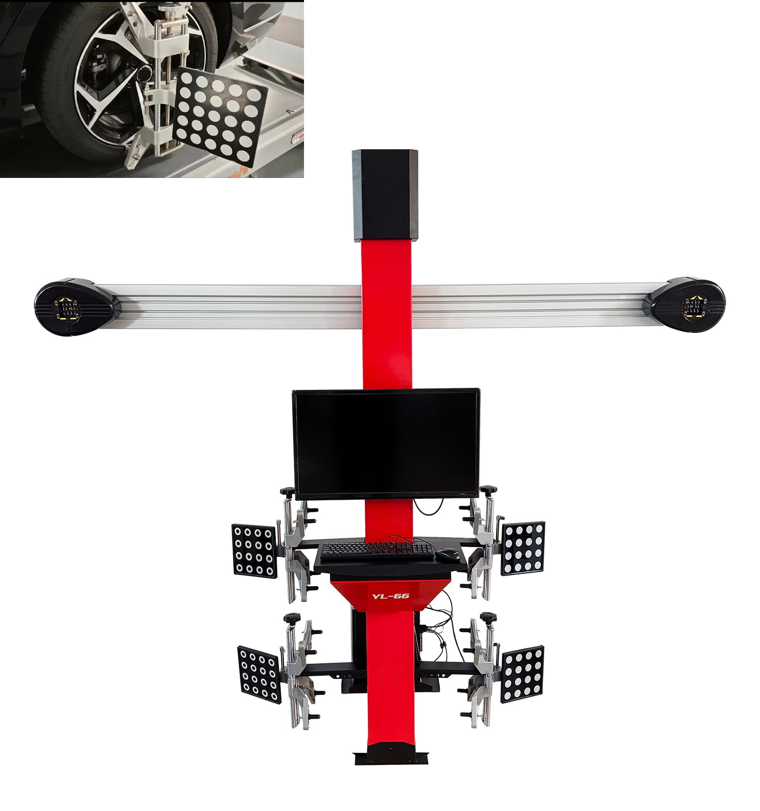 3D Wheel Aligner Universal Car Alignment Machine Global with Multi ...